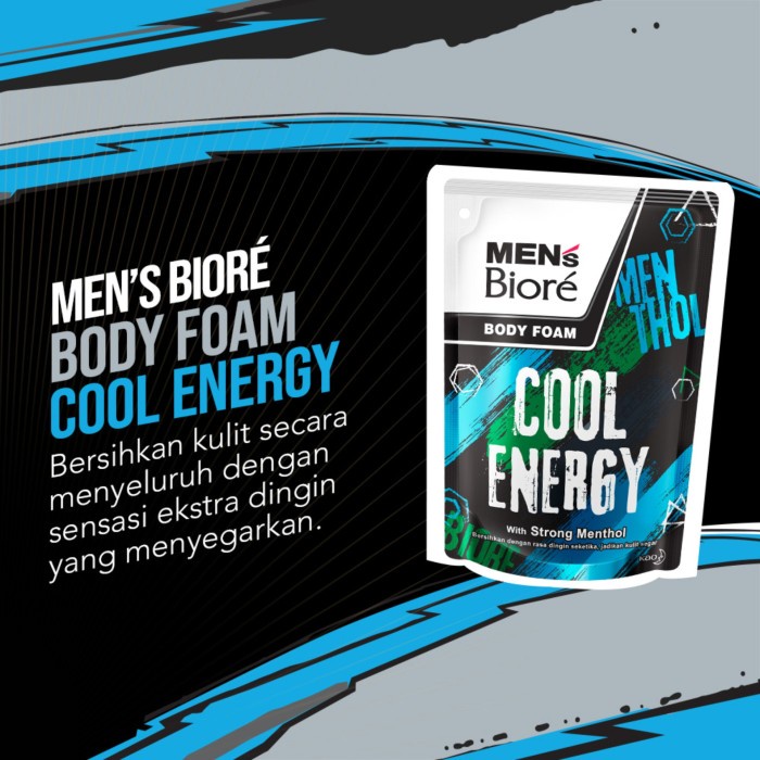 Jual MEN Biore Body COOL Energy 450 ml | Shopee Indonesia