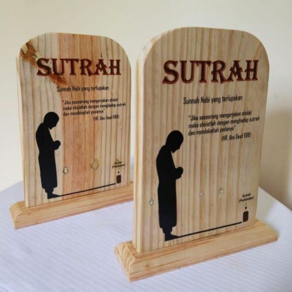 Jual SUTRAH | Terbuat Dari Kayu Jati Belanda | Tinggi 21 Cm, Lebar 18 ...