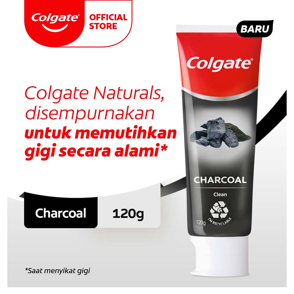 Jual Colgate Naturals Pure Clean Toothpaste Charcoal 120g - Pasta Gigi ...