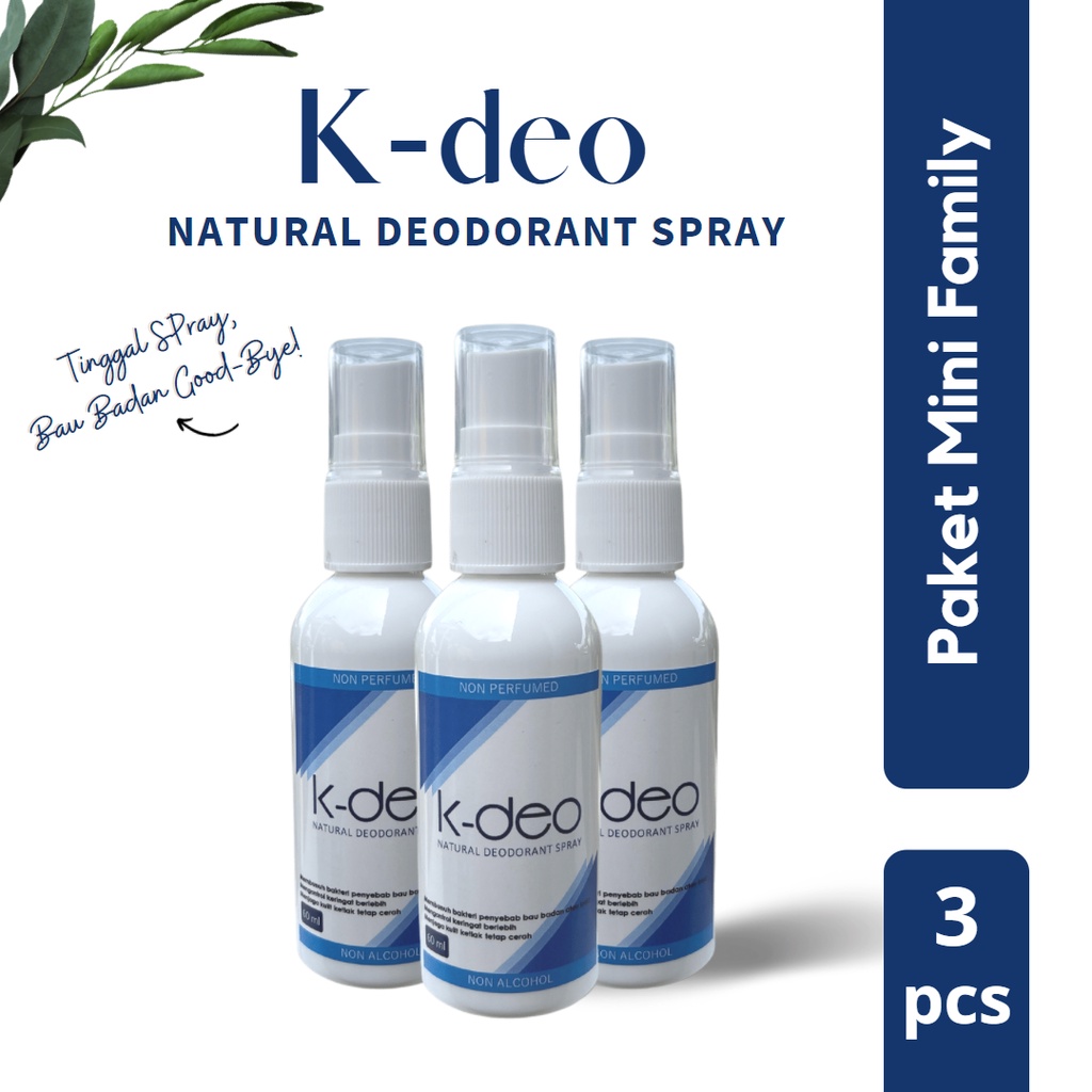 Jual Deodorant spray k-deo Paket Mini Family (3 pcs) | Shopee Indonesia