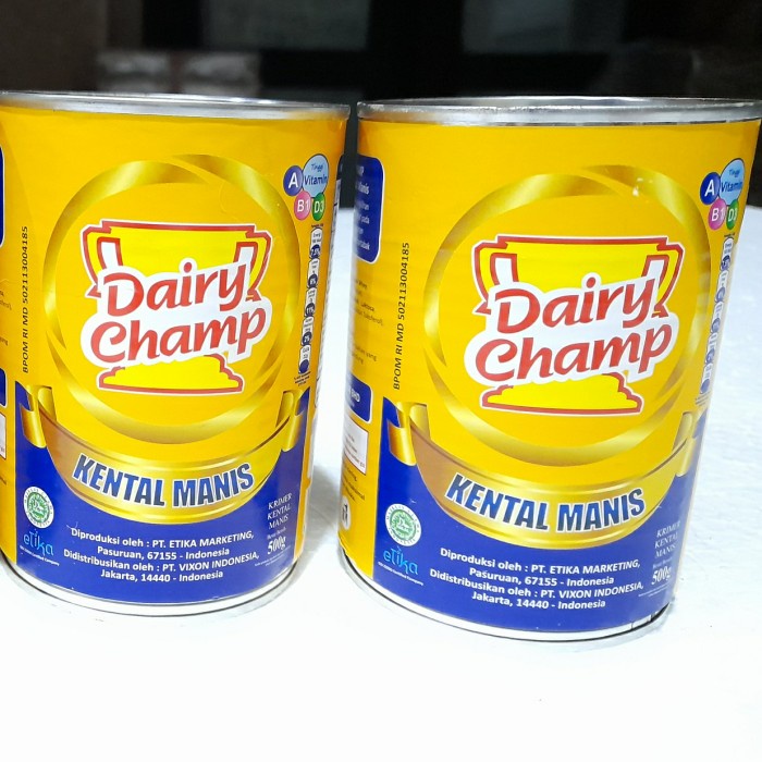 Jual UMKM susu krimer diary champ 500 gram | Shopee Indonesia