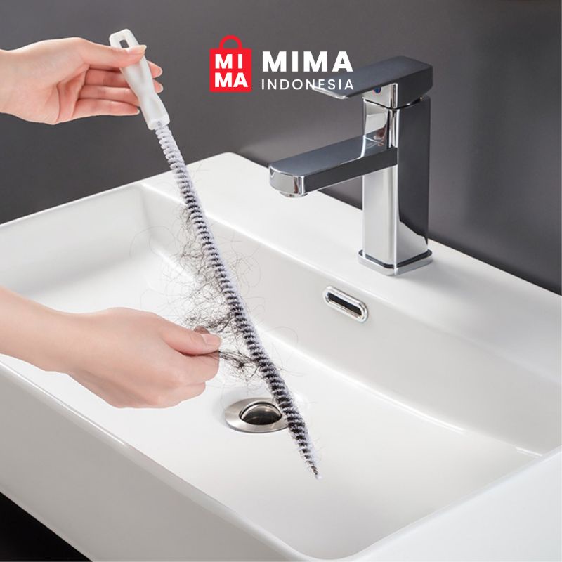 Jual MIMA H01 Sikat Pembersih Rambut Kotoran Limbah Lubang Saluran Pipa ...
