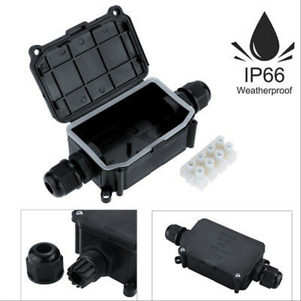 Jual Jual ST JUNCTION BOX IP66 WATERPROOF 3 WAY OUTDOOR CABLE CONNECTOR ...