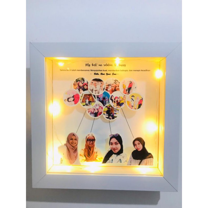 Jual balon ballon pop art 3d frame pigora hadiah kado gift ulang tahun ...