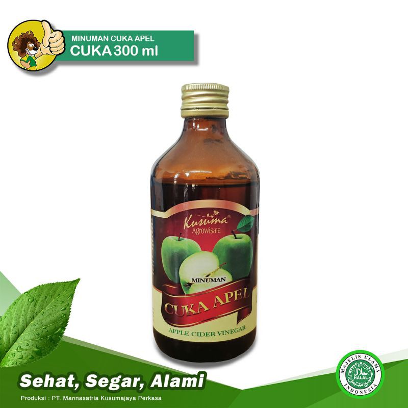 Jual Kusuma Agrowisata - Cuka Apel 300ml (1 karton) | Shopee Indonesia