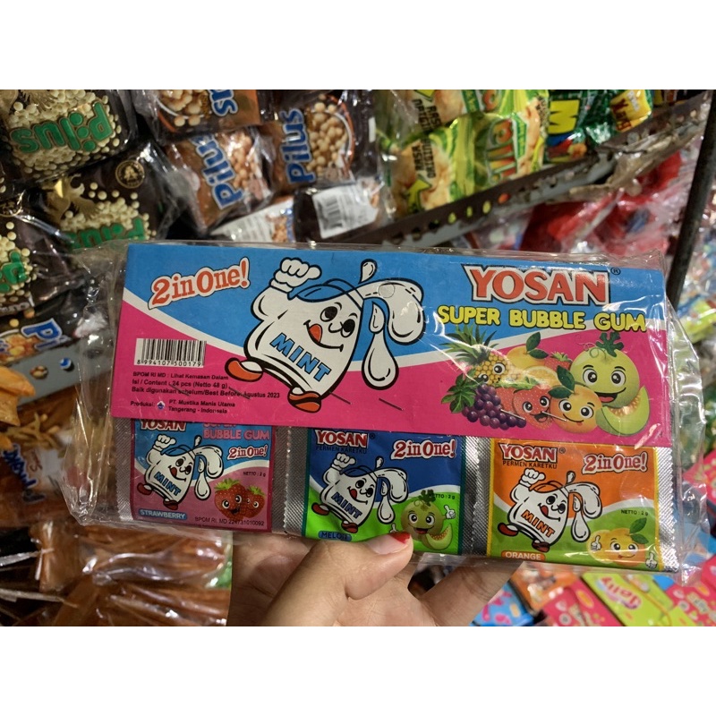 Jual permen karet yosan jajanan jadoel | Shopee Indonesia