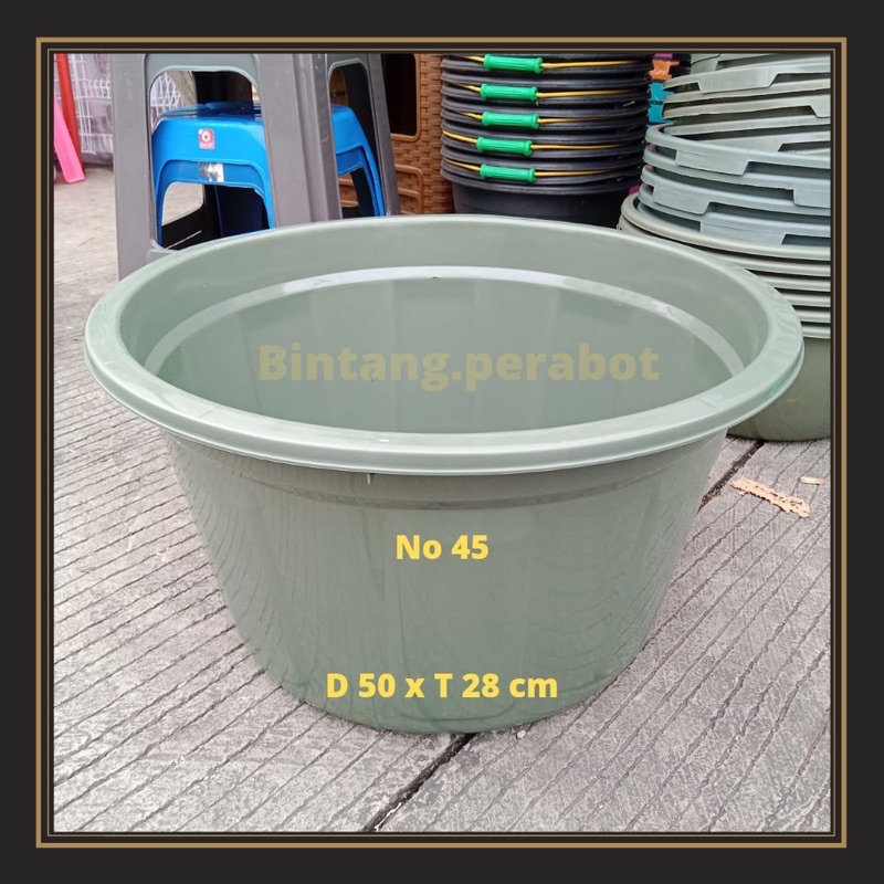 Jual GREAT - Bak Air Plastik No 20 24 45 / Baskom Air Plastik / Bak ...