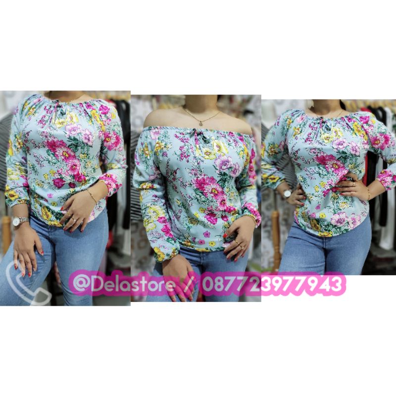 Jual DL STORE - SABRINA JANET BIRU (PREMIUM) | Shopee Indonesia