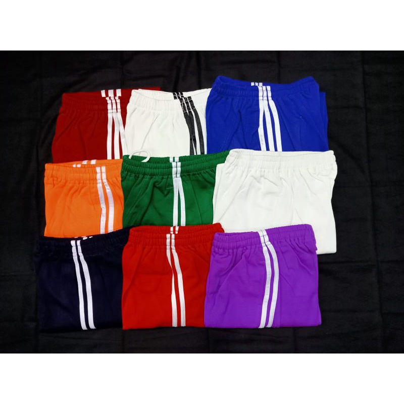 Jual celana panjang Trening part 3 WARNA (Dongker 2lis,Putih 2lis,,Ungu ...