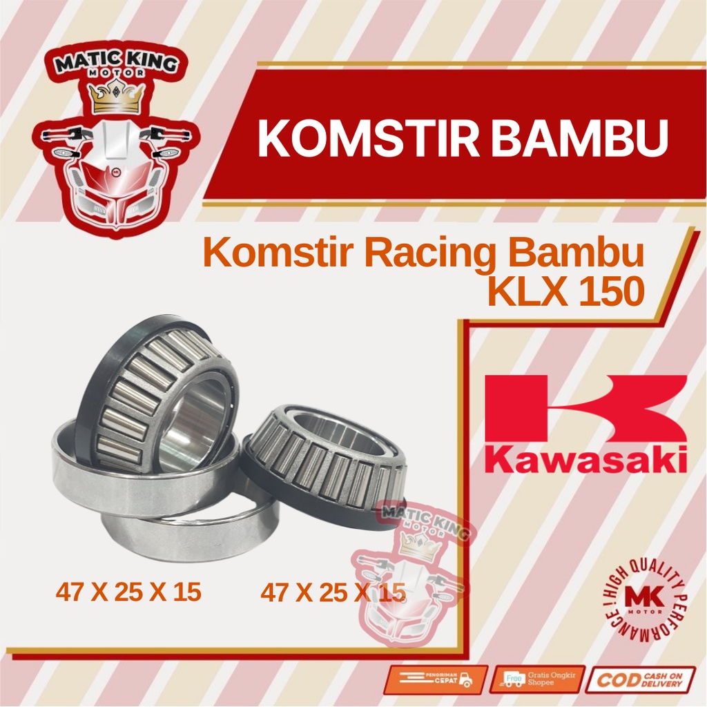 Jual Komstir racing bambu Kawasaki KLX Dtracker 150 Fukukawa | Shopee ...