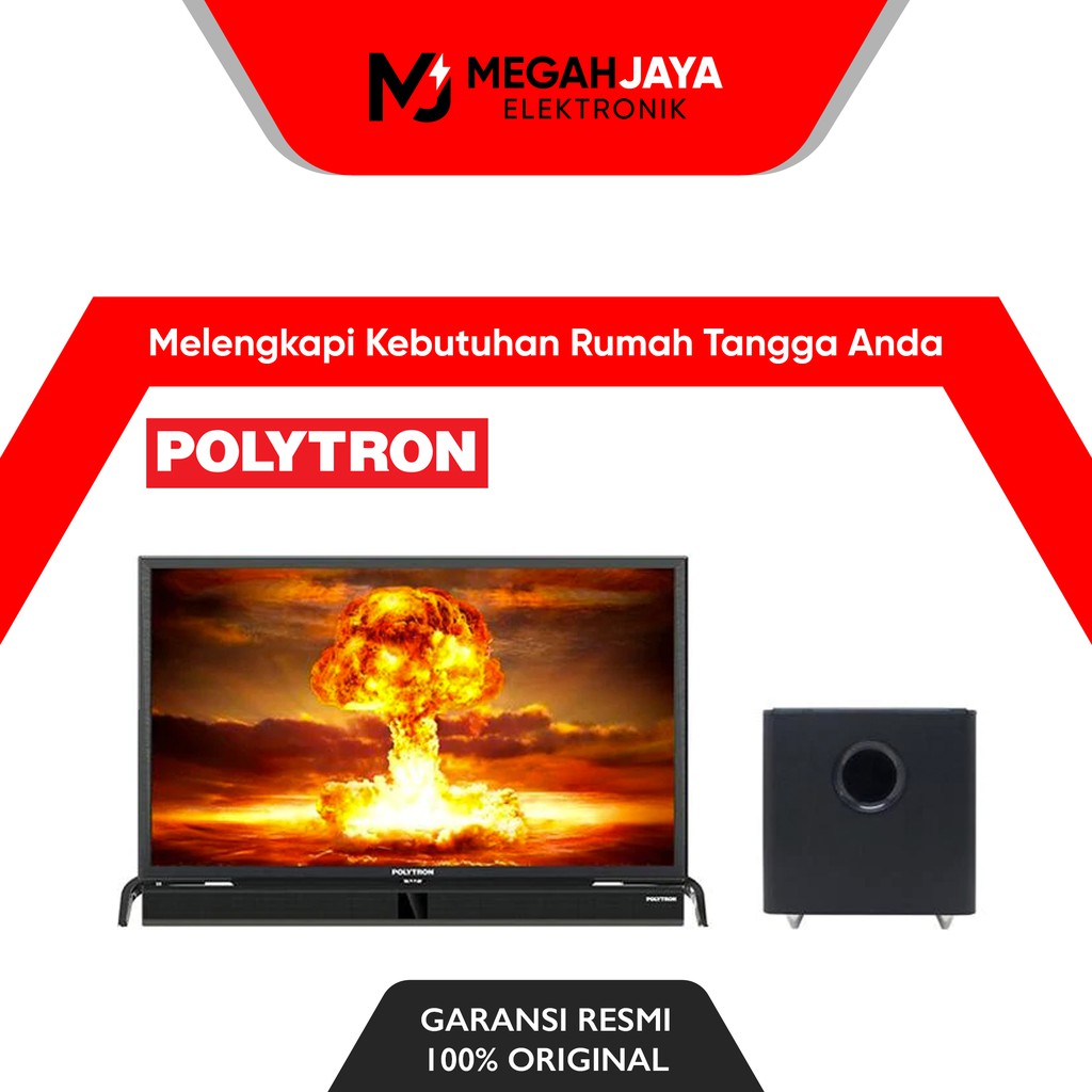 Jual [COD READY] POLYTRON TV LED PLD 32B8951 + SOUND BAR (32 INCH ...