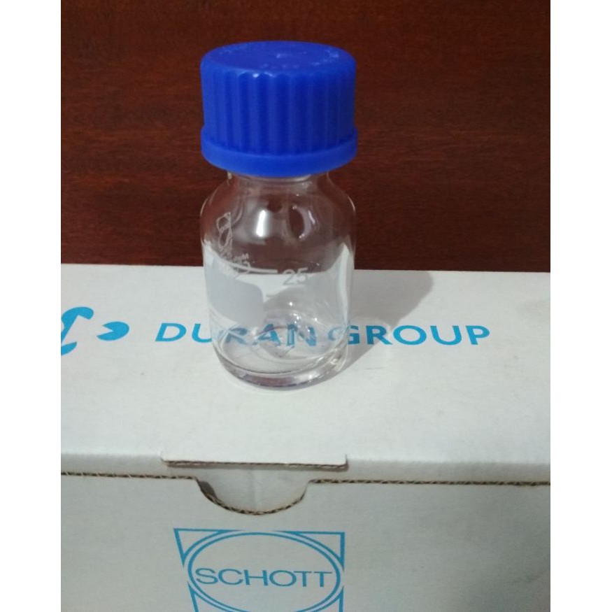 Jual Laboratory Bottle 25 ml / Botol laboratorium / Lab Botol DURAN ...