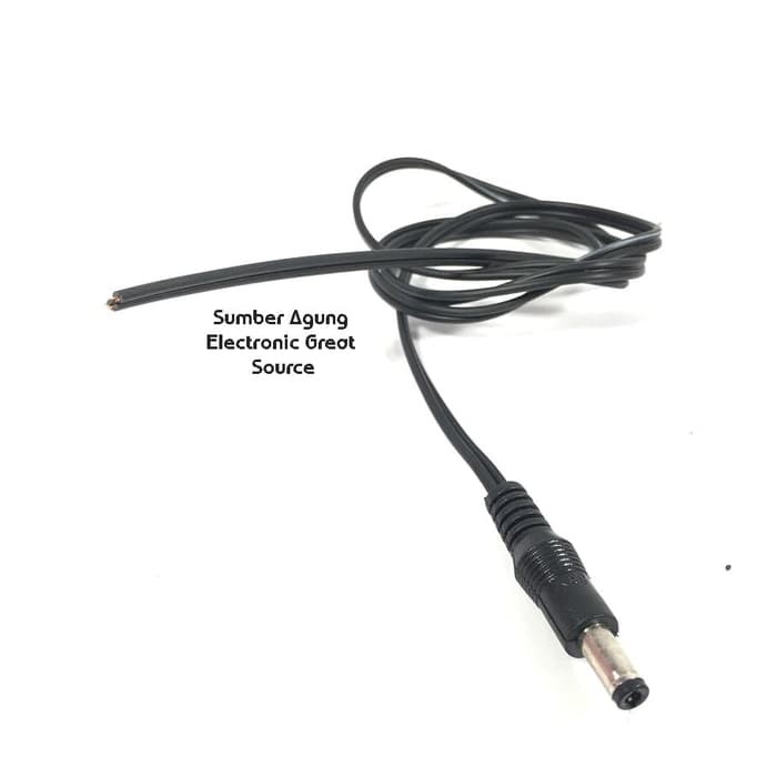 Jual Jek DC Kabel DC 12V 1 Meter Colokan Adaptov 12 Volt | Shopee Indonesia