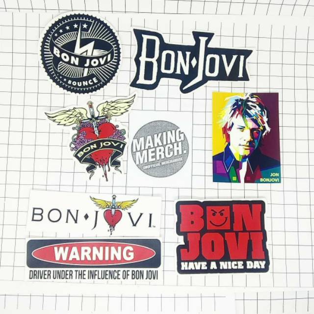 Jual Stiker Bon Jovi | Shopee Indonesia