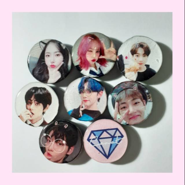 Jual Griptok Pop Socket KPop Lapis Resin | Shopee Indonesia