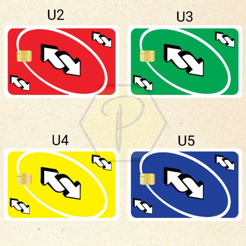 Jual UNO REVERSE - Card Cover Skin Sticker - PLIATA Stiker Kartu ATM, E ...