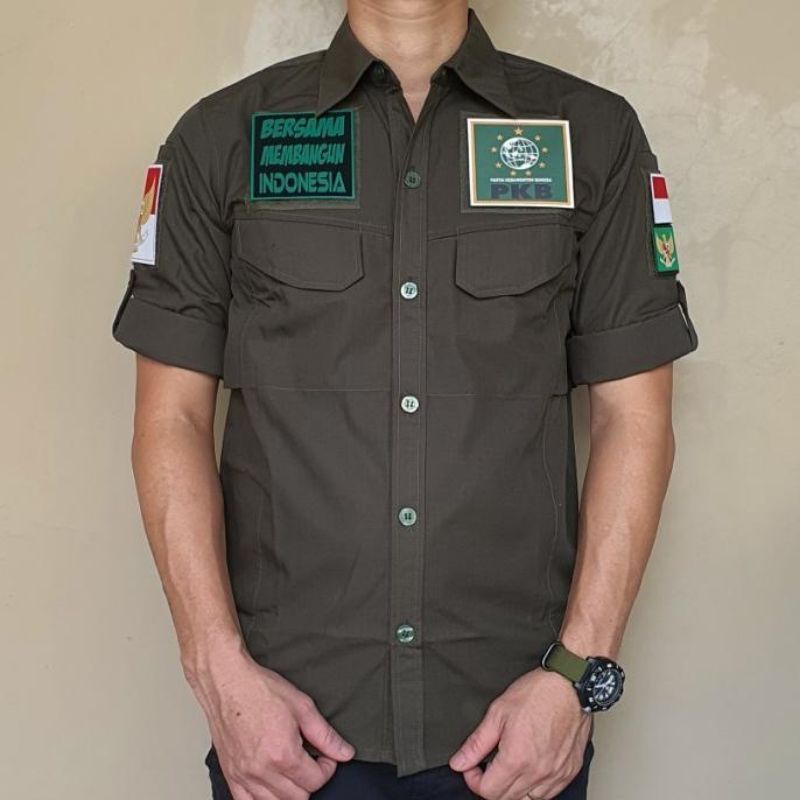 Jual Kemeja tactical partai PKB baju tactical partai PKB baju tactical ...