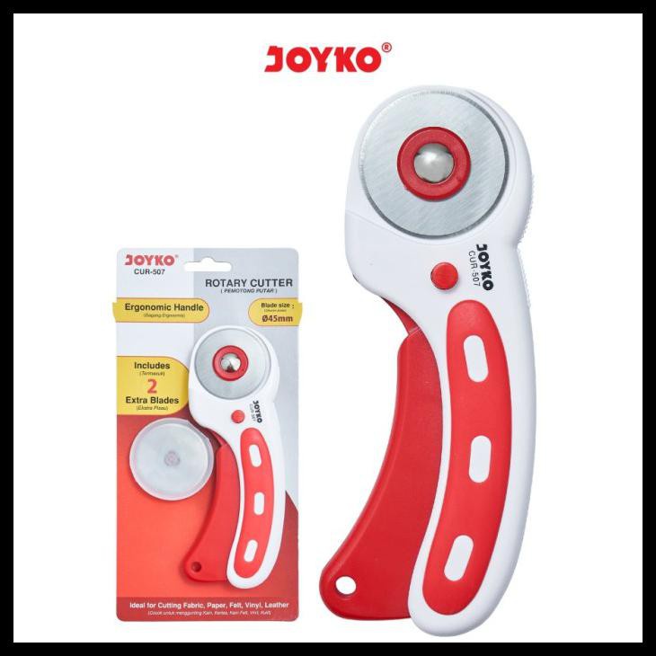 Jual Alat Craft: Rotary Cutter Joyko Diameter 45mm Bonus Refill Blade ...