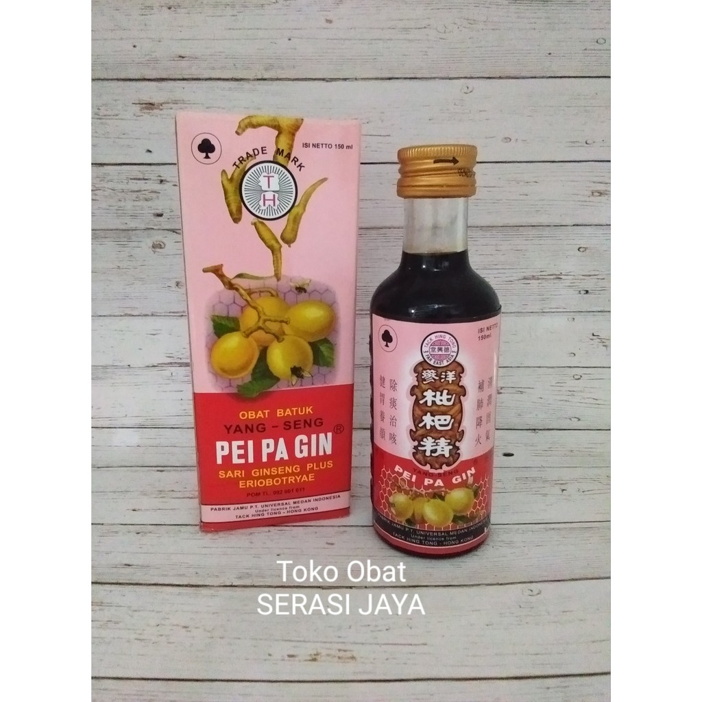 Jual Yang Seng Pei Pa Gin Sari Ginseng Plus Eriobotryae 150ml Obat ...