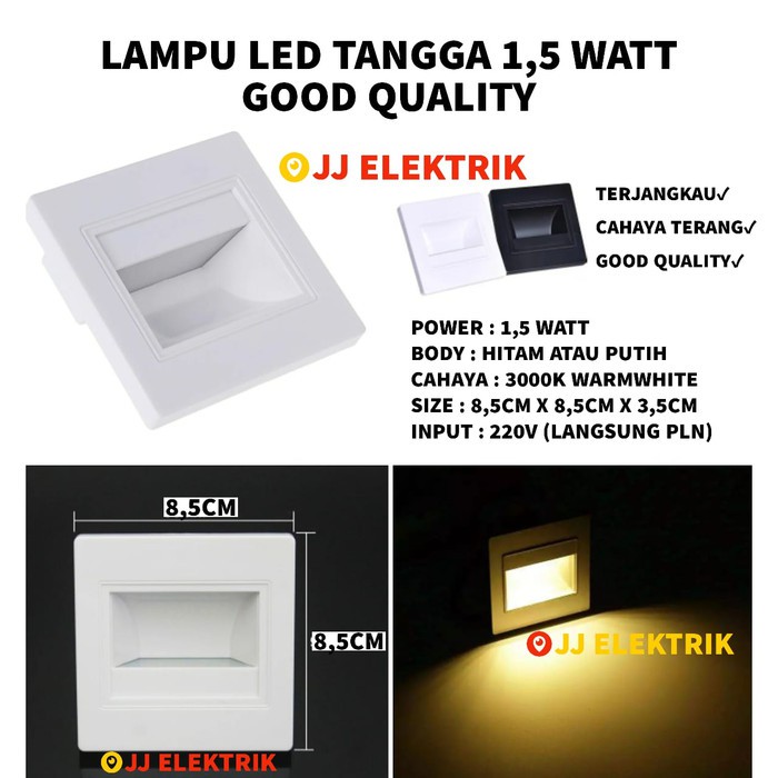 Jual Lampu Tangga LED Step Light 3000K Warm White | Shopee Indonesia