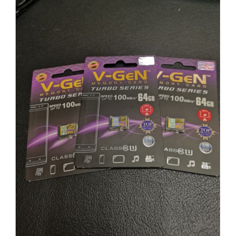 Jual Vgen 64 GB microSD Turbo Class10 V-Gen | Shopee Indonesia