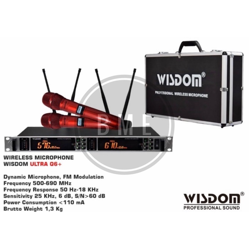 Jual MIC WIRELESS WISDOM ULTRA Q6+ ULTRA Q6 + ORIGINAL ( HANDHELD ...