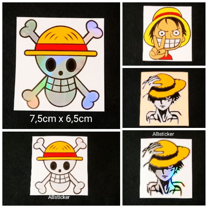 Jual sticker ONEPIECE cutting sticker motor sticker mobil | Shopee ...