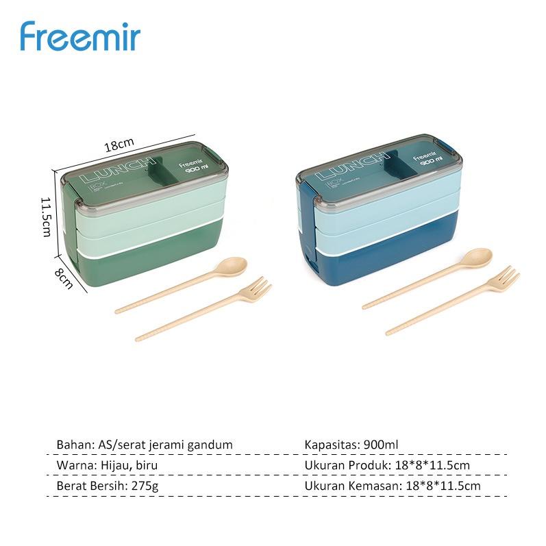Jual SEGERA BELI freemir 1500ML Kotak Bekal Anak Lunch Box Kekinian ...