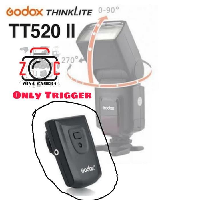 Jual Trigger Godox TT520 II Only Flash TT520II CT16 CT 16 CT-16 ...