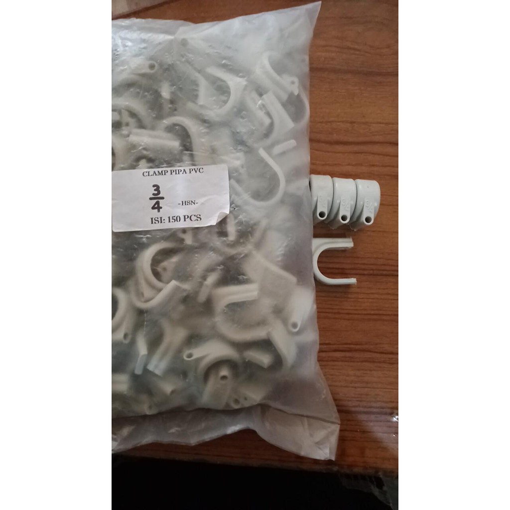 Jual Klem Pipa PPR 3/4 inch / Pipe Clamp PVC PPR / Clamp pipa Plastik ...