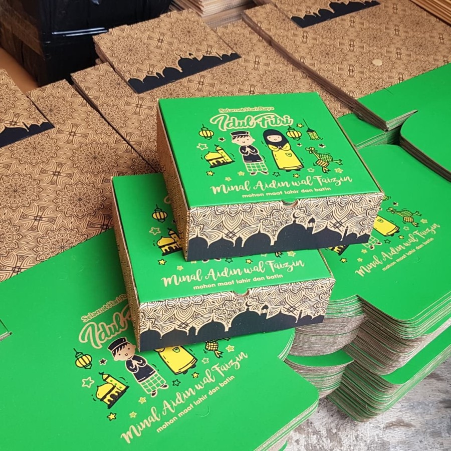 Jual BOX MINI PARCEL BINGKISAN LEBARAN DUS PACKAGING HANTARAN MAKANAN ...