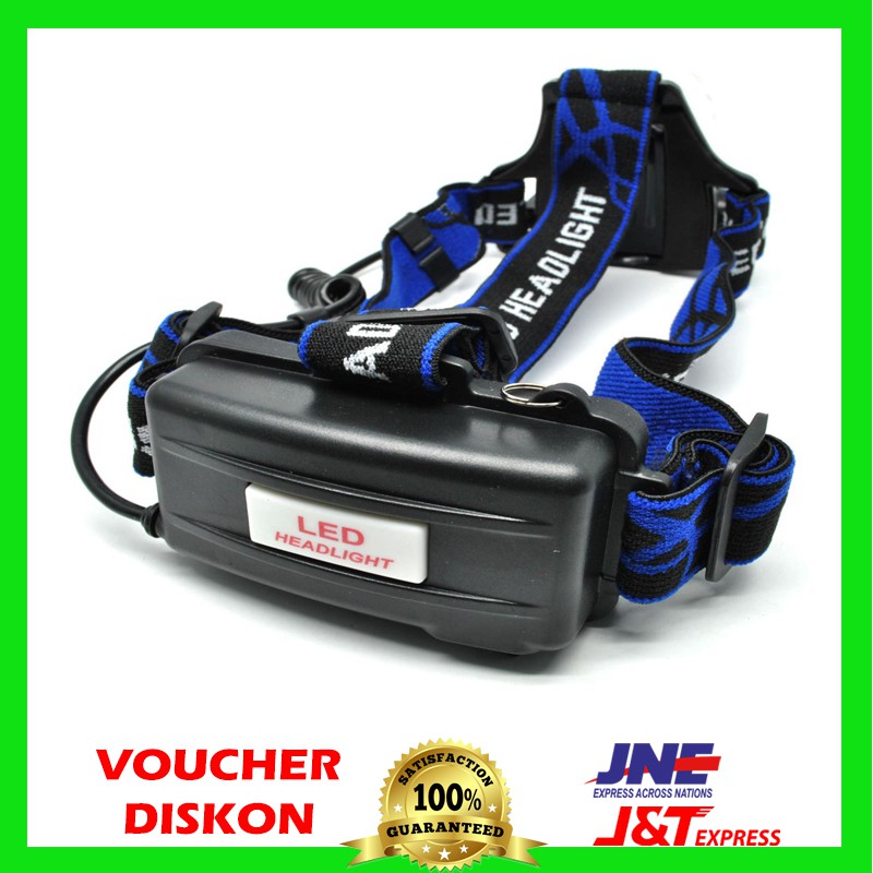 Jual Power Headlamp 1 LED Cree XML-T6 - Senter Kepala - Senter LED | Shopee Indonesia