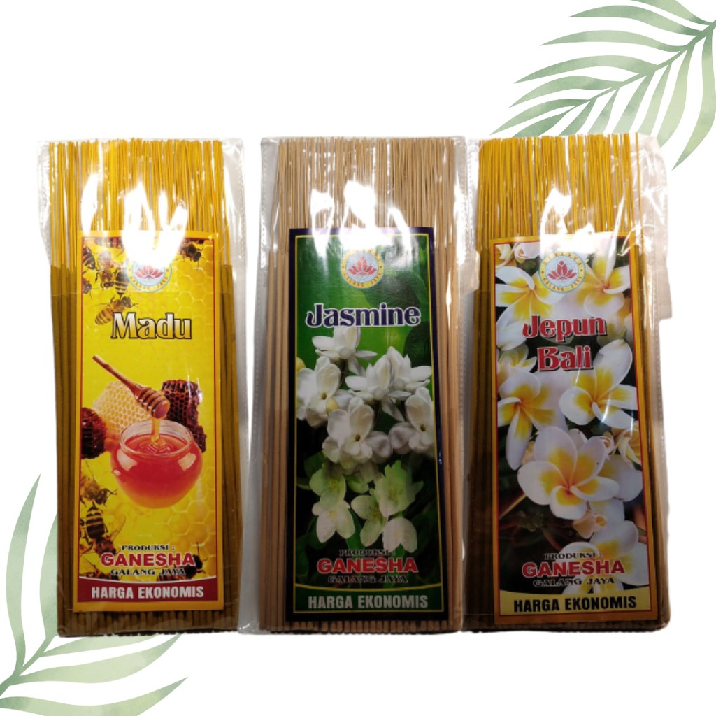 Jual Dupa Hio Ganesha Pepel Aroma Madu Jasmine Jepun Bali Aromatherapi ...
