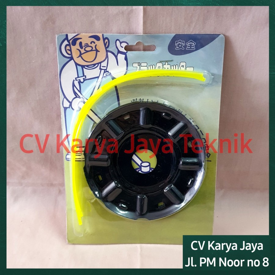 Jual Pisau Senar Potong Rumput Bulat Hitam / Tali Nylon Mesin Potong ...