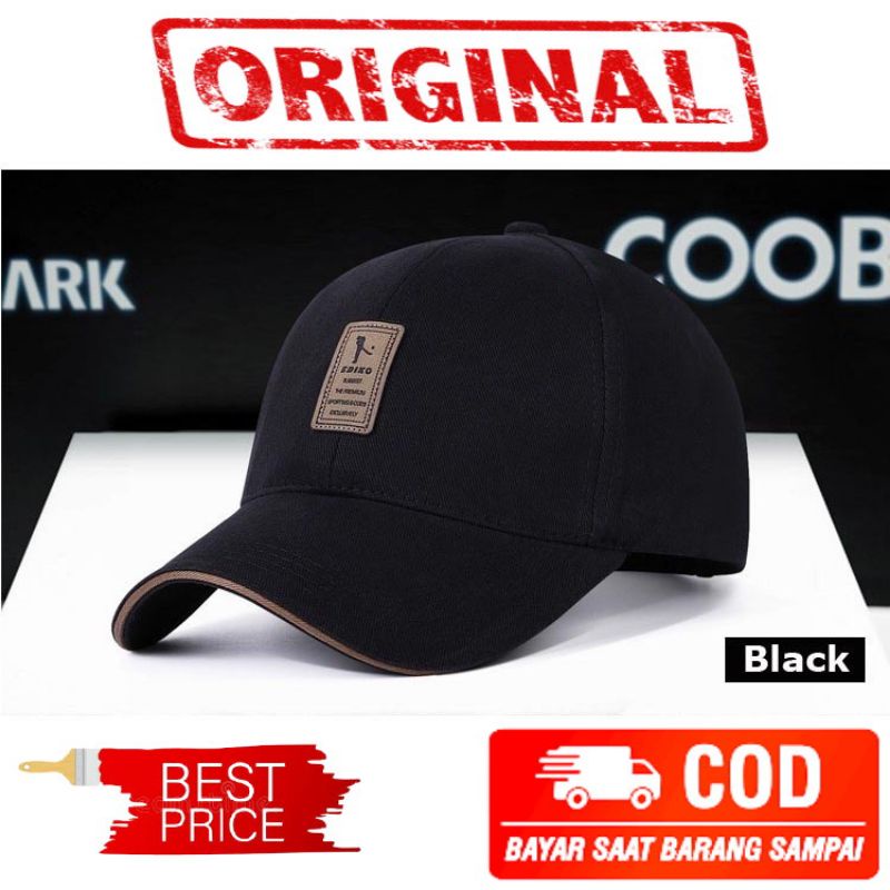 Jual Topi Casual Baseball Ediko Golf Logo Bahan Rafael Premium Original ...