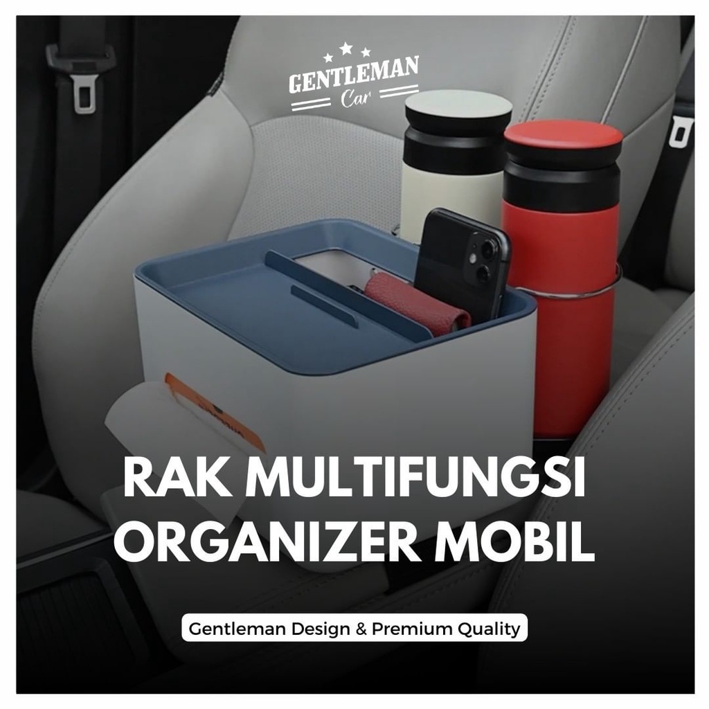 Jual Multi Rak Organizer Tengah Mobil Car Arm Rest Tempat Penyimpanan ...