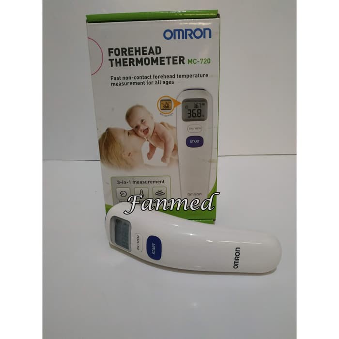 Jual Forehead Thermometer / termometer digital elektrik Dahi Omron MC ...