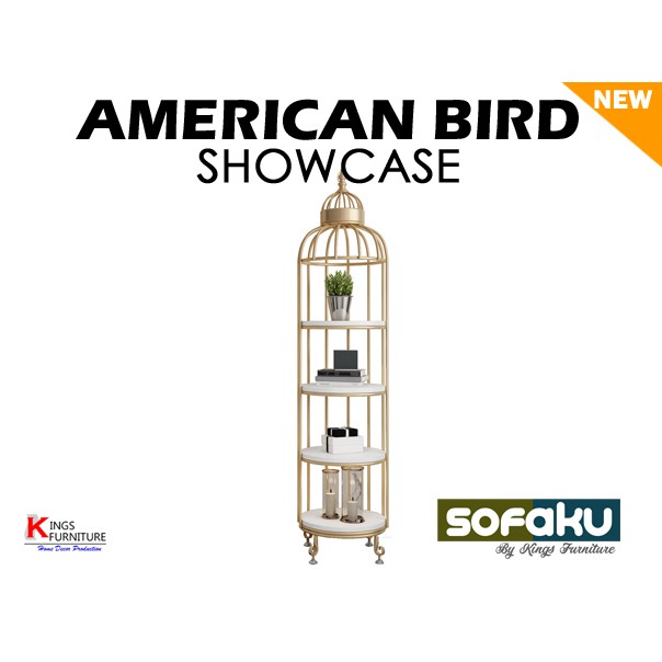 Jual American Bird Showcase Etalase Rak Susun Sangkar - Rak Sangkar ...