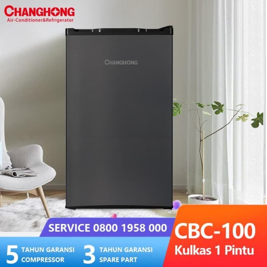 Jual CHANGHONG CBC100 Kulkas 1 Pintu / Lemari Es (92 Liter) Low Watt ...