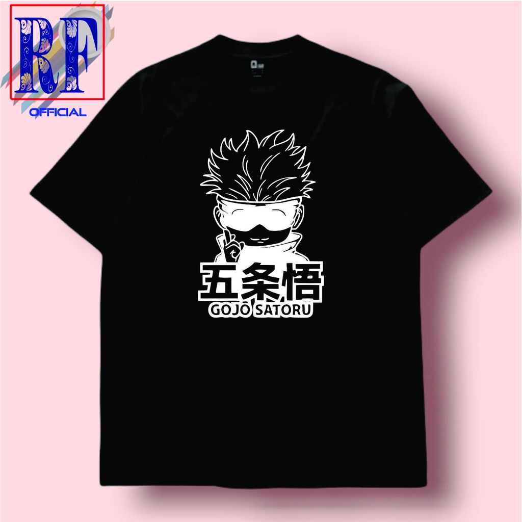 Jual KAOS GOJO SATORU | T-SHIRT BAJU ANIME JUJUTSU KAISEN | BAJU SATORU ...