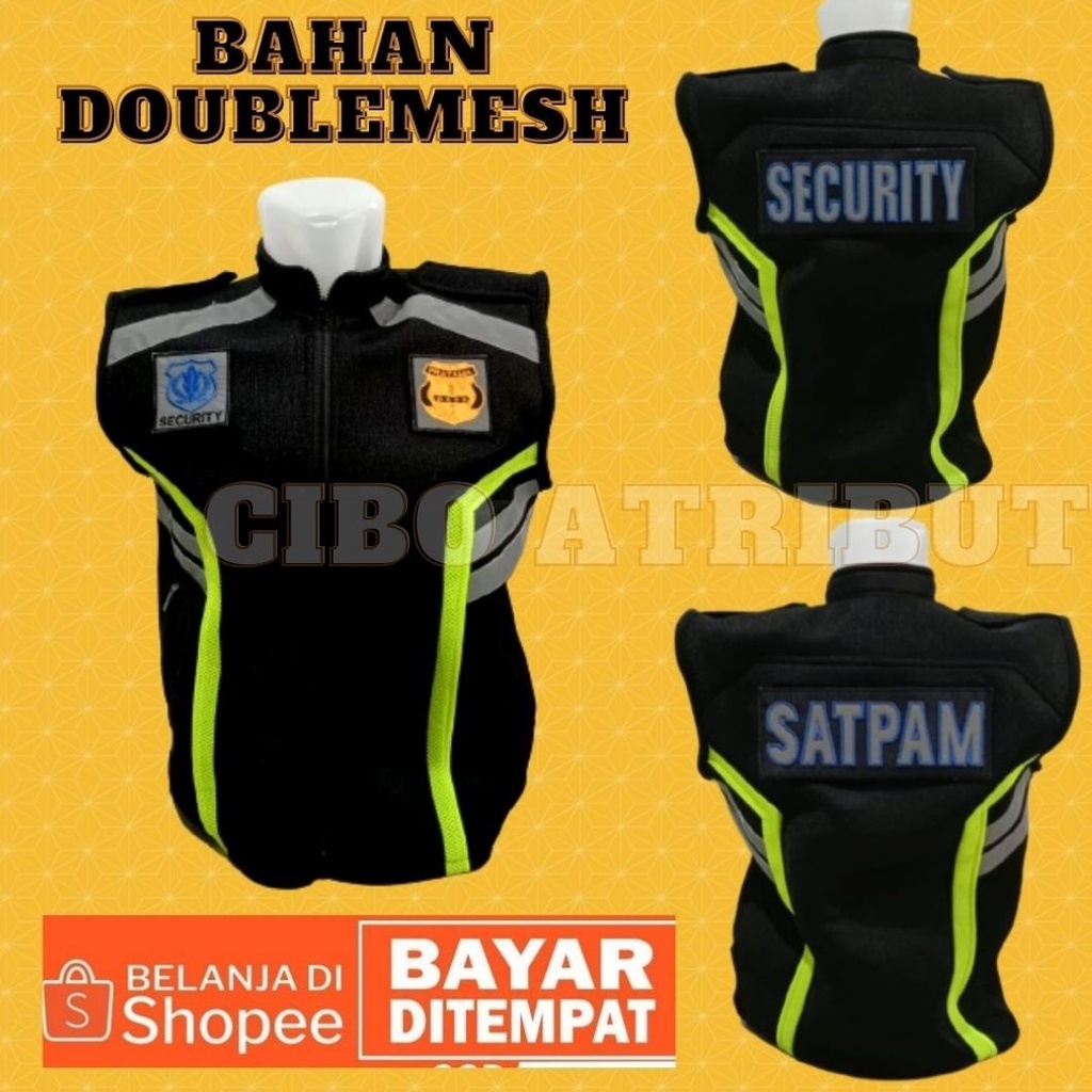 Jual Rompi Security Rompi Security Terbaru Bahan Mesh untuk Pria/Wanita ...