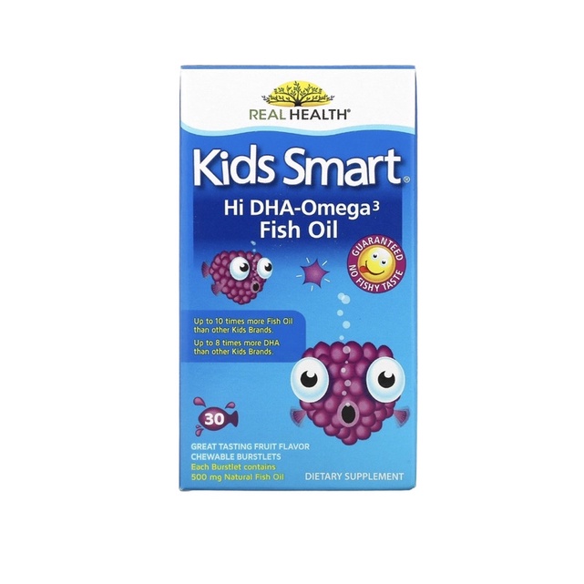 Jual Bioglan Kids Smart Hi DHA Omega 3 Fish Oil 30 Chewable Burslets ...