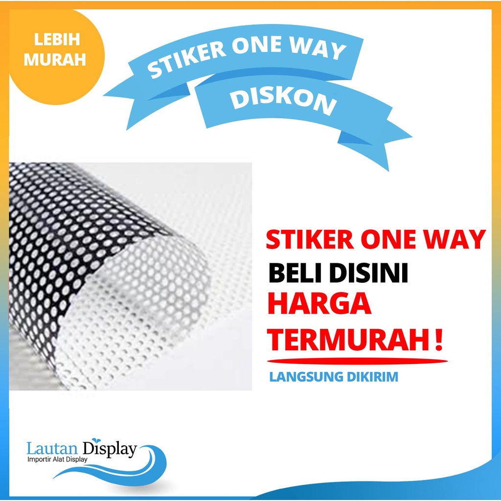 Jual Cetak Stiker One Way Vision Stiker Jendela Cermin Kaca Pintu Mobil ...
