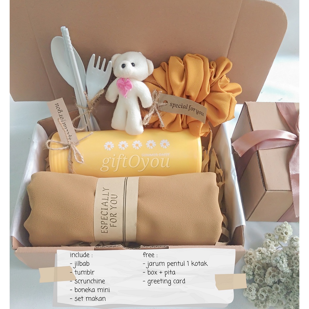 Jual hampers gift box set / hampers tumbler Kado Ultah / kado wisuda ...
