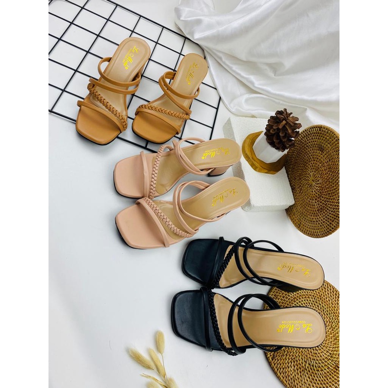 Jual Al-Fayis Footwear - Sandal Heels Motif Premium Elegan Nyaman ...