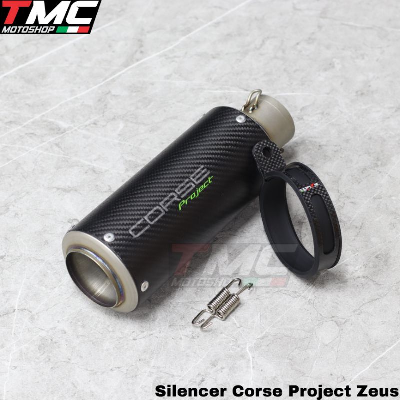 Jual Knalpot silencer doang Corse Project Zeus short universal 51mm ...