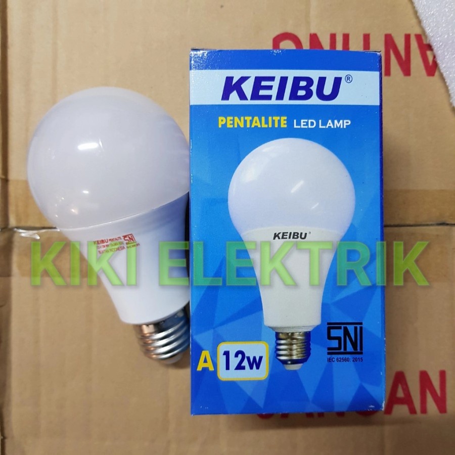 Jual Bohlam LED Bulb 12 watt KEIBU PENTALITE Fitting E27 SNI | Shopee ...