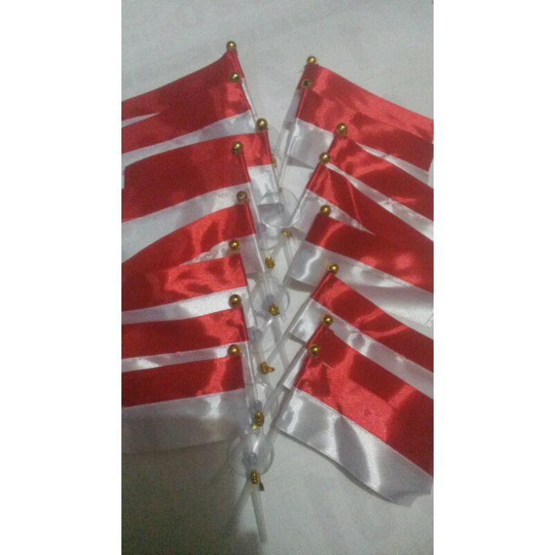 Jual bendera kecil merah putih 10 pcs/ pasang | Shopee Indonesia
