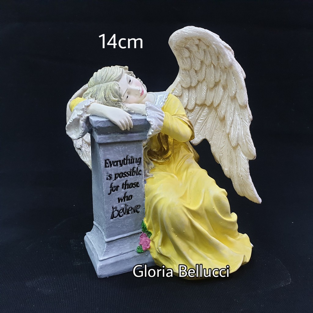 Jual patung pajangan angel gabriel pilar everything believe miniatur ...