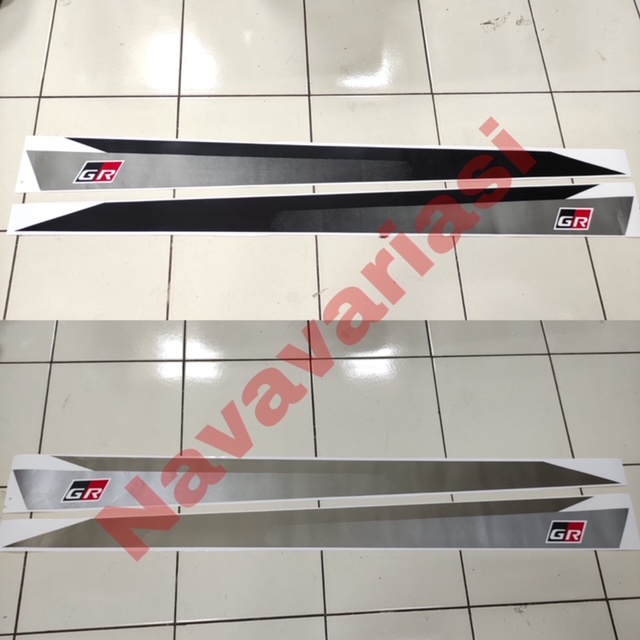 Jual Sticker Body Mobil Samping Fortuner GR Tahun 2022 Stiker Mobil ...